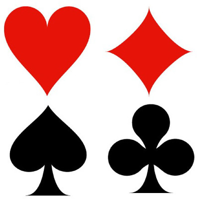 Card Suits Vinyl Decal | eBay