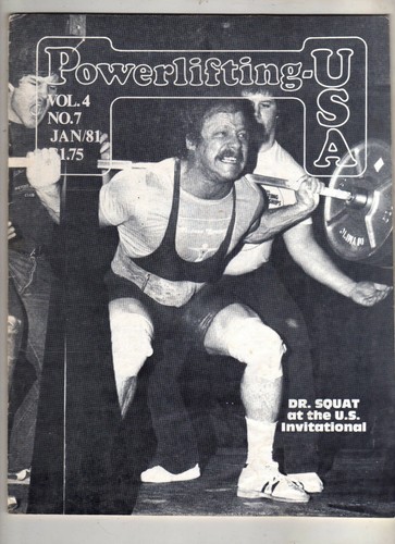 Powerlifting USA 1981-01 January 1981. Fred Hatfield Dr. Squat cover | eBay