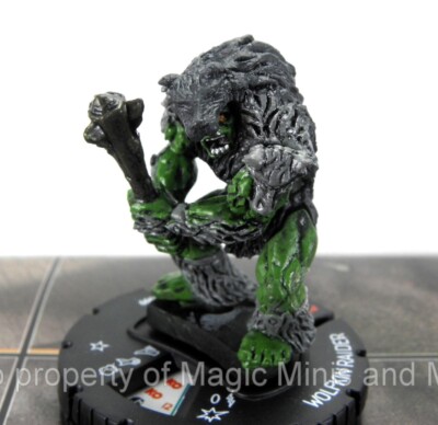 MAGE KNIGHT Resurrection ~ WOLFKIN RAIDER #009 HeroClix orc warrior ...