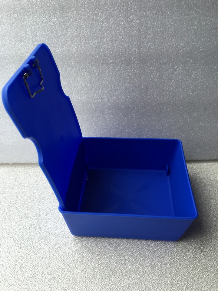 1 Pc Blue Dental Laboratory Working Case Pan Tray With Clip Holder New ...