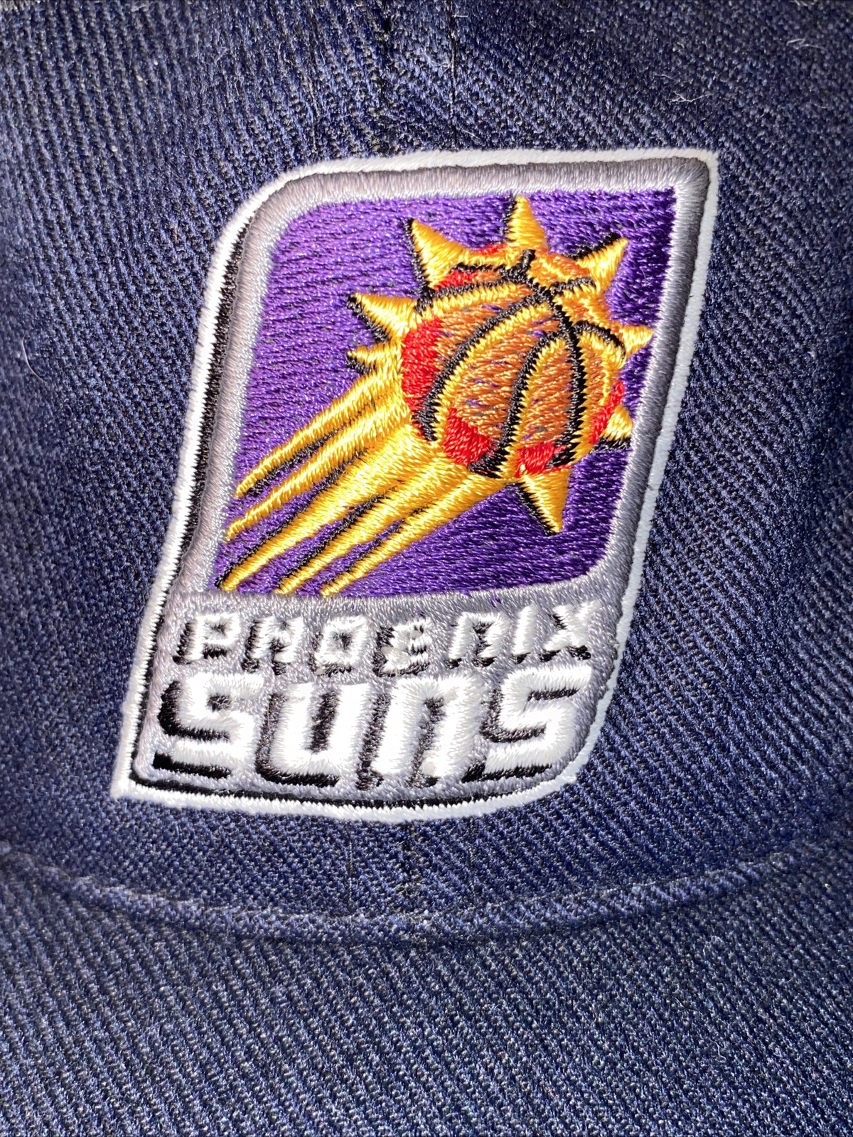 VINTAGE PHEONIX SUNS 90s DARK BLUE BLACK SNAPBACK - Gem