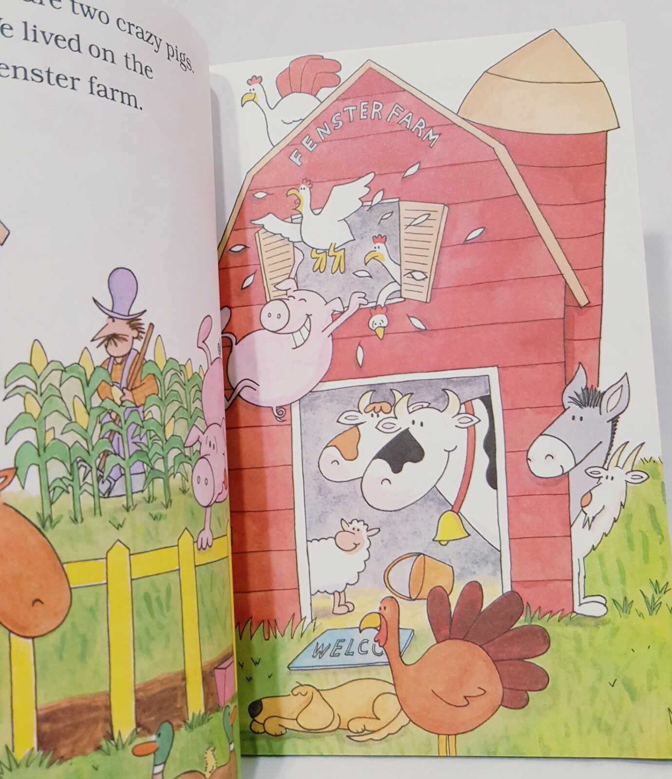 Two Crazy Pigs Book Paperback Scholastic Karen Berman Nagel 2003 | eBay