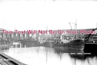 CH 1557 - West Bank Dock, Widnes, Cheshire c1910 | eBay UK