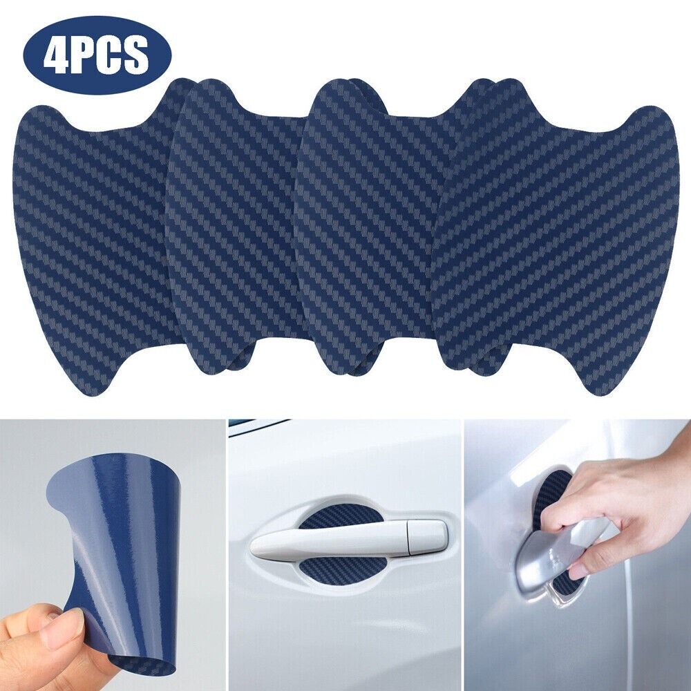 4 Pcs NEW Universal Car Door Handle Film Protector Sticker Scratch ...