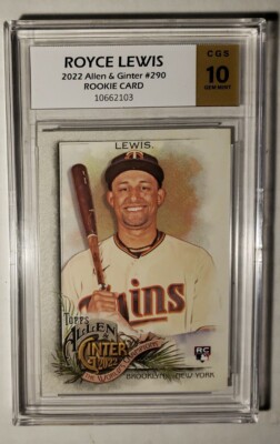 *ROYCE LEWIS* 2022 Topps Allen & Ginter #290 *CGS 10* RC Rookie Card | eBay