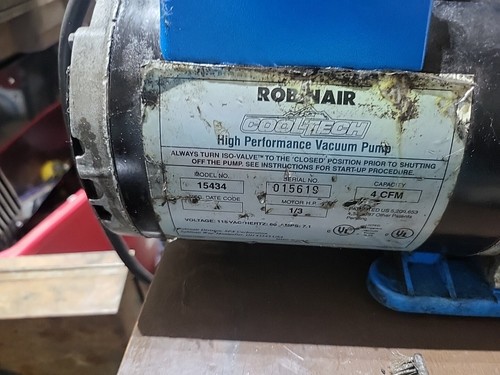 robinair 15434 cooltech high performance vacuum pump | eBay