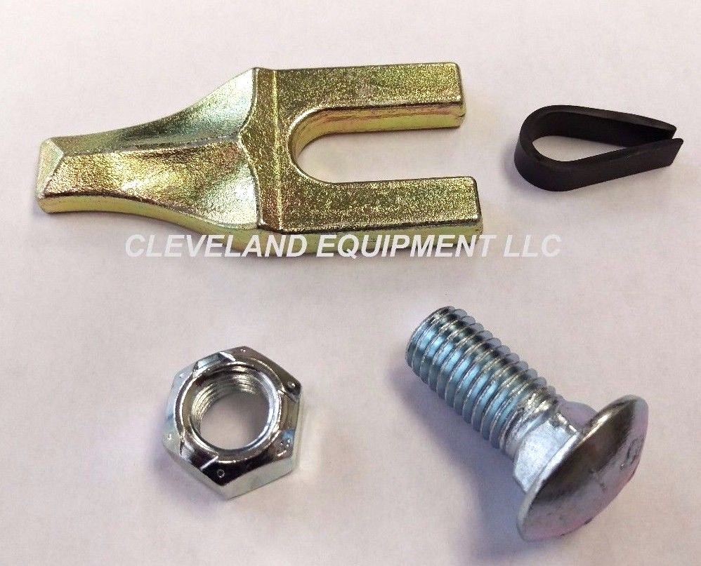 NEW AUGER CHISEL TOOTH SET Carriage Bolt Lock Nut Teeth Bit Bobcat ...