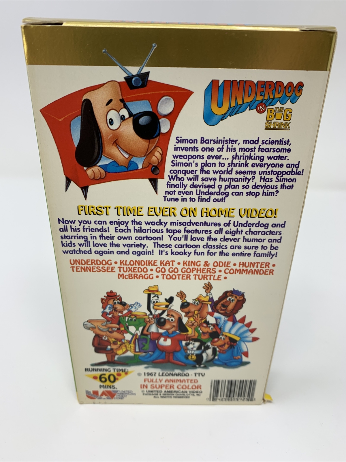 Underdog in the Big Shrink Vhs 84296054251 | eBay