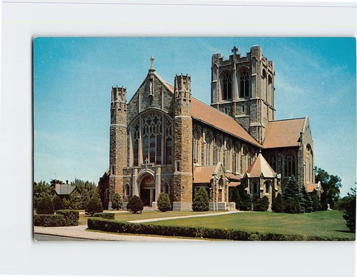Postcard Holy Cross Catholic Church Holyoke Massachusetts USA | eBay