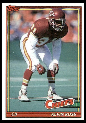 1991 Topps #152 Kevin Ross Kansas City Chiefs Football Card | eBay