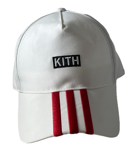Kith Hat Cap Strap Back Adidas Soccer Cobras White Red Stripes | eBay