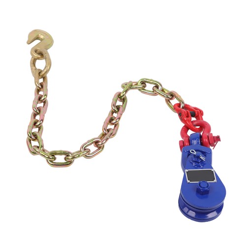 2 Ton G80 Snatch Block Chain 3" Sheave for 3/8Inch Wire Rope with ...