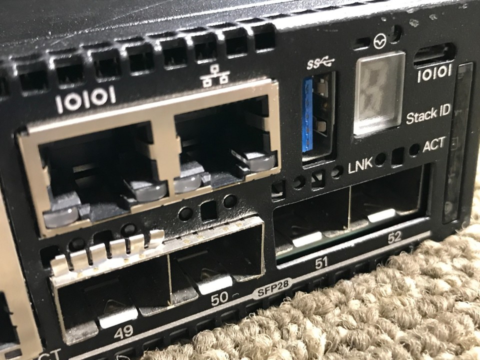 Dell PowerSwitch N3248PXE-ON 48 Port UPoE+ 10GbE QSFP28 Switch | eBay