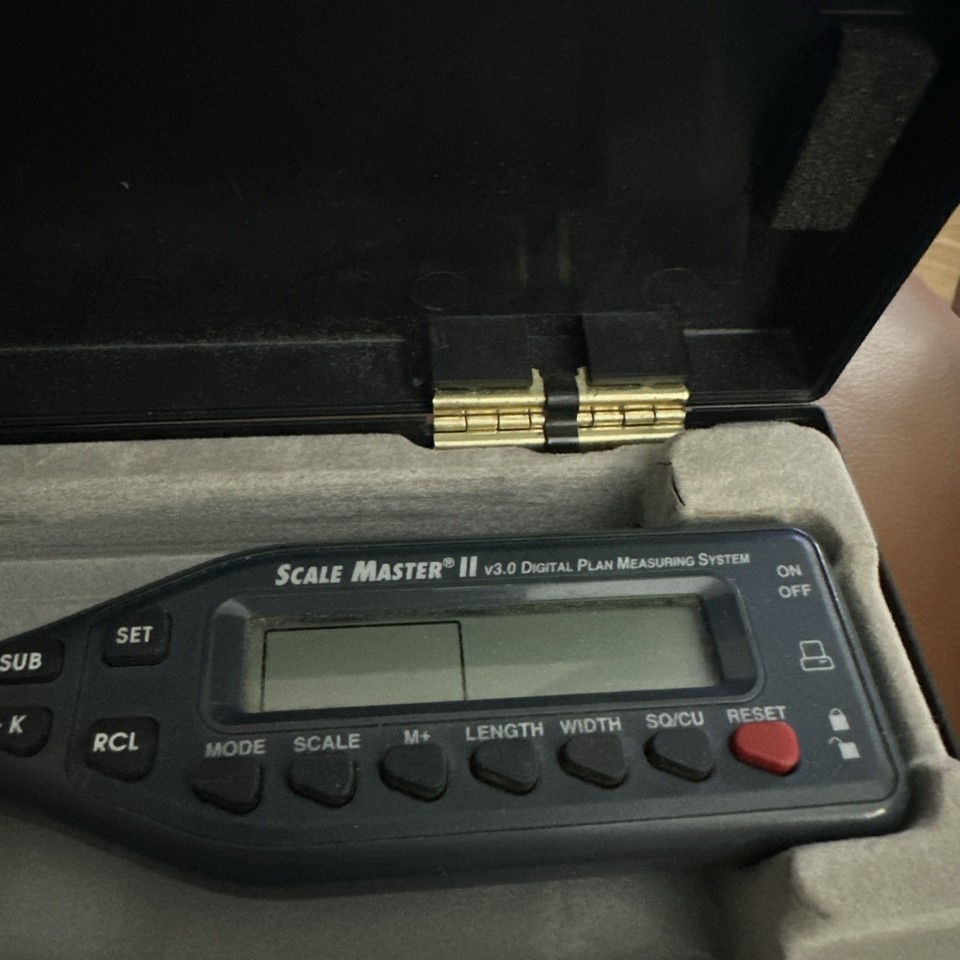 Scale Master II 6130 Digital Plan Measuring System with Case | eBay