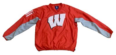 Wisconsin Badgers — G III Crewneck Windbreaker — Size Men’s XL | eBay