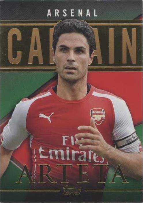 2014 Topps Premier Gold - Captains Mikel Arteta #CS-MA Green /60 for ...