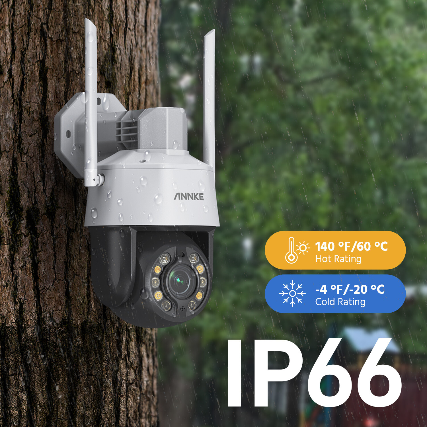 ANNKE 5MP PTZ Wireless Security Camera 20X Optical Zoom Two-Way Talk ...