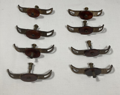Drawer Pulls - Amber Bakelite