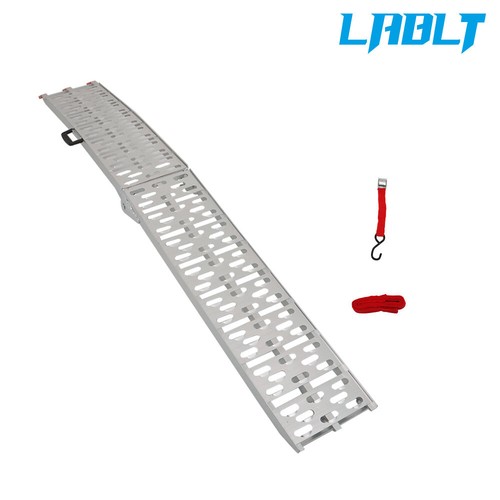ATV/ UTV 7.5' Heavy Duty Aluminum Folding Loading Ramp Motorcycle ...