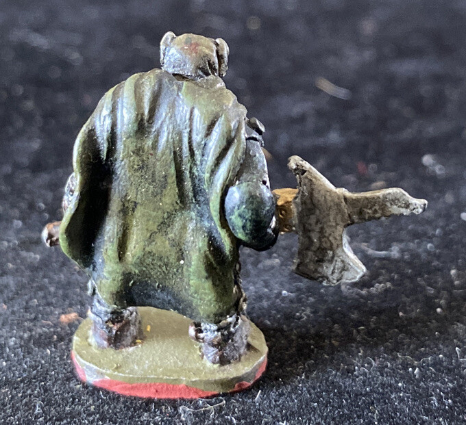 Vintage Citadel Chronicle CM21 Orc Leader Pre Slotta Metal Miniature ...