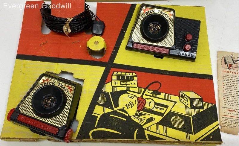 Vintage Dick Tracy 2 Way Electronic Wrist Radios IOB | eBay