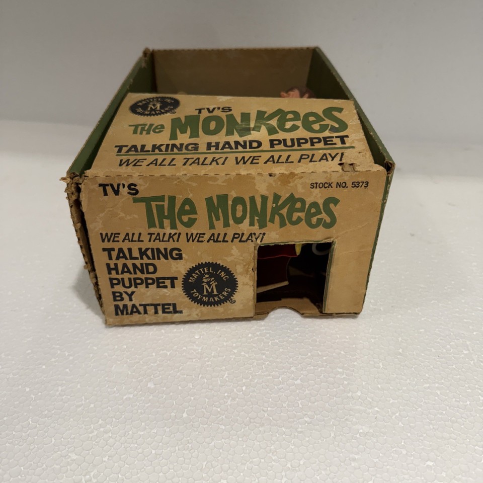 1966 TV'S THE MONKEES TALKING HAND PUPPET by MATTEL In Original Box | eBay