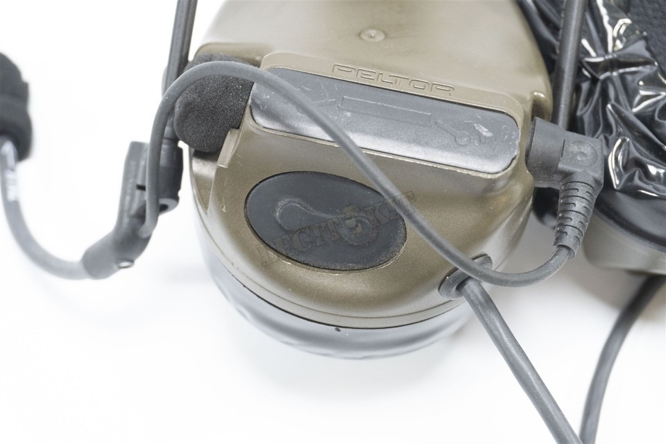 Peltor COMTAC III DUAL COMM Military Headset MT17H682FB-19 Green Navy ...