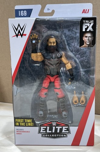 MUSTAFA ALI WWE Wrestling ELITE FIGURE Series 69 RED CHASE NIB | eBay