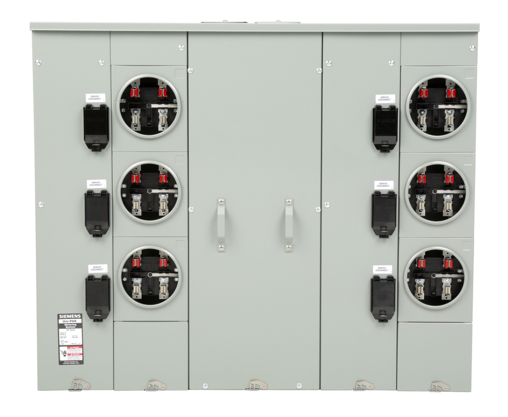 Siemens Uni-PAK 6-Gang 100kA Multi-Family Metering for sale online | eBay