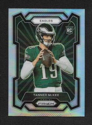Tanner McKee 2023 Panini Prizm Silver Prizm Variation Rookie RC Card ...