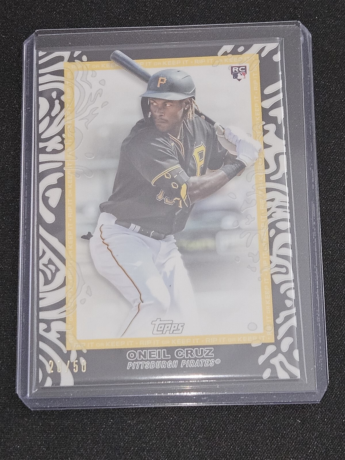2022 Topps Rip Oneil Cruz Rip Card Black Parallel Rookie 20/50 UNRIPPED ...