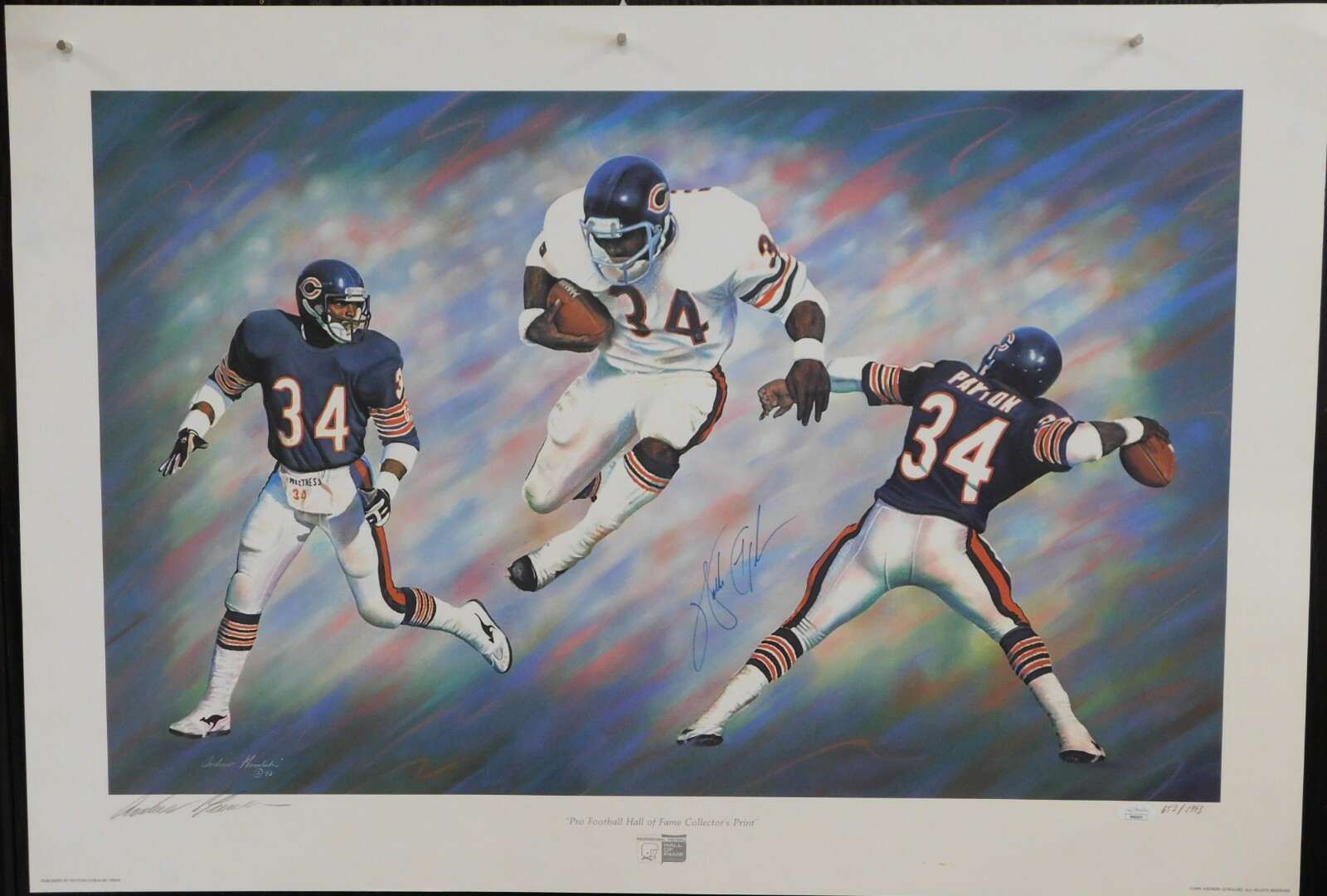Walter Payton Autographed Memorabilia | Signed Photo, Jersey ...