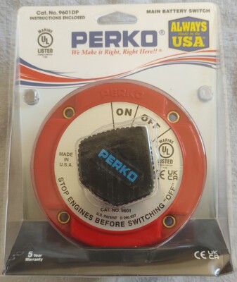 NEW Genuine Perko 9601DP Main Battery Switch | eBay