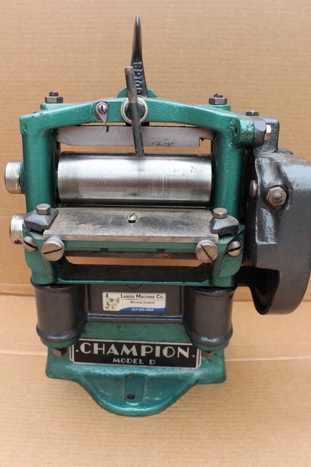 Leather Splitter Cutter Skiver 6" Blade Champion Model D | eBay
