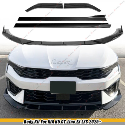 FOR KIA K5 GT-LINE 2025+ FRONT REAR BUMPER SPLITTER SPOILER SIDE SKIRT ...