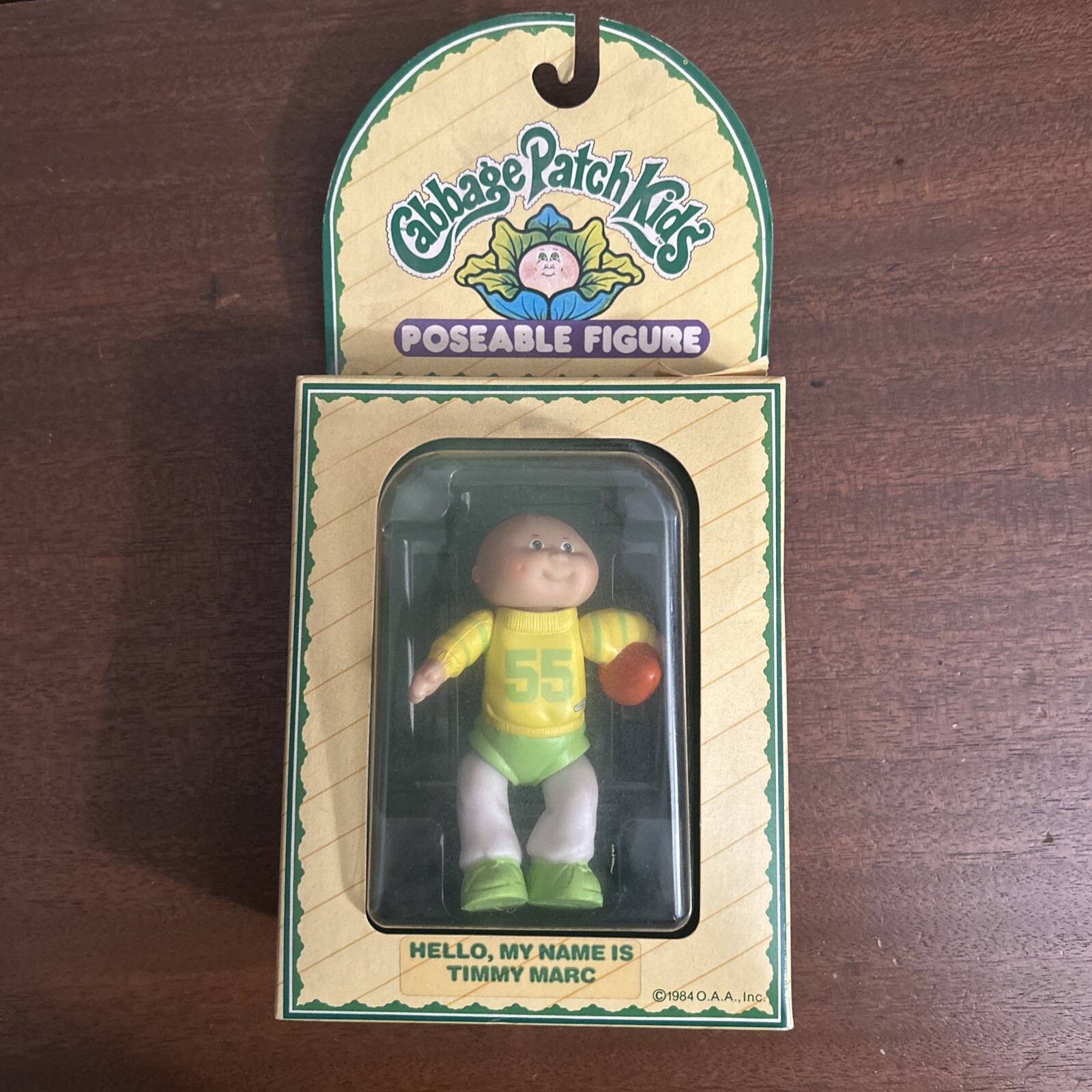 🔥VINTAGE 1984 🔥CABBAGE PATCH KIDS 🔥POSEABLE PVC FOOTBALL FIGURE ...