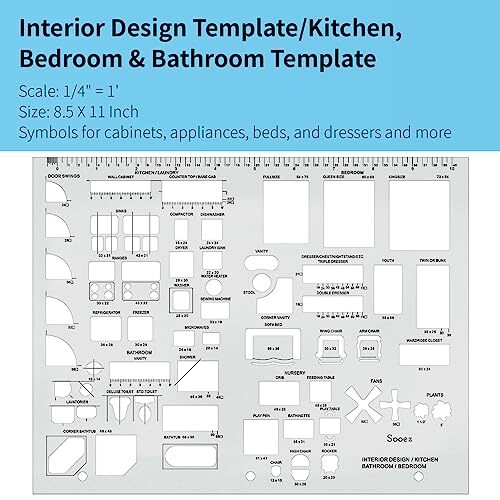 Architectural Templates House Plan Interior Design Furniture Drafting ...