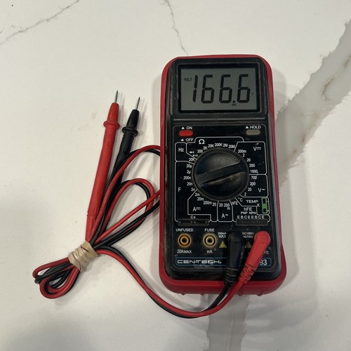 11 Function LCD Digital Multimeter With Audible Continuity AC DC Cen ...