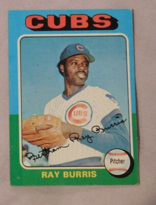 1975 Topps #566 Ray Burris Chicago Cubs Baseball Card ex-mt | eBay