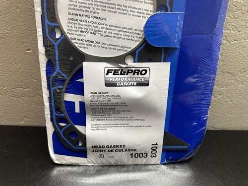 Fel-Pro 1003 Small Block Chevy 4.166" Head Gasket Sealed | S ...