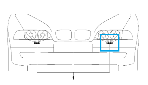 NEW BMW 7' E65 E66 E67 LEFT HEADLIGHT WASHER COVER CAP 51117142161 ...
