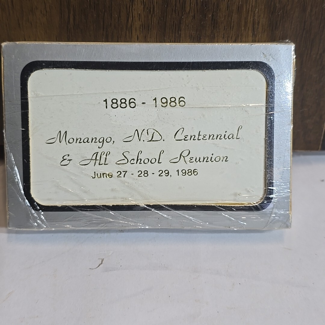 Monango ND Centennial 1886-1986 North Dakota Souvenir Playing Card Deck ...