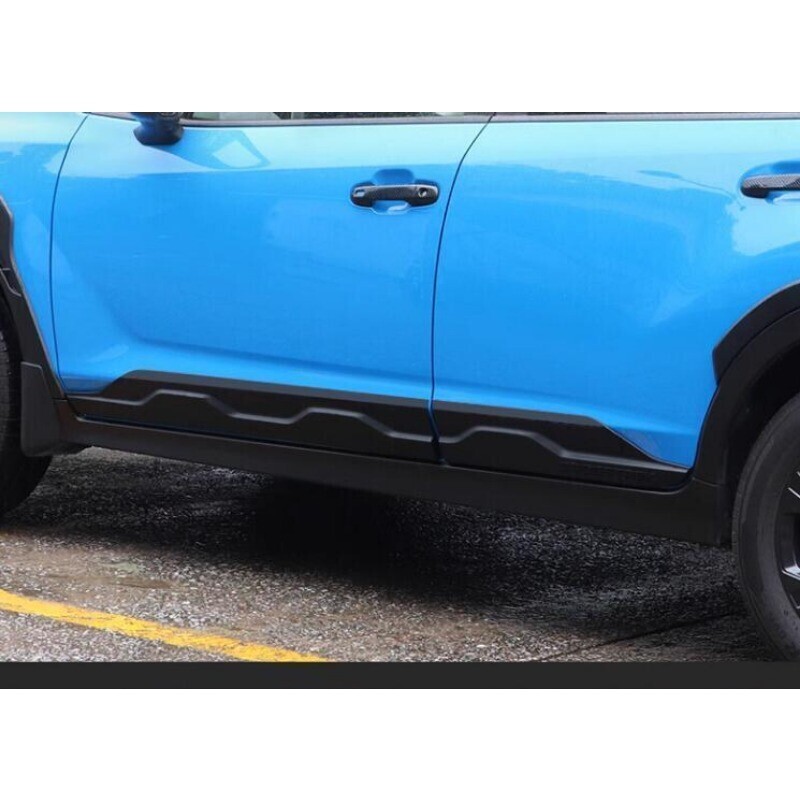Fits 2024-2025 Subaru Crosstrek Black Lower Door Cladding Kit Of Four ...