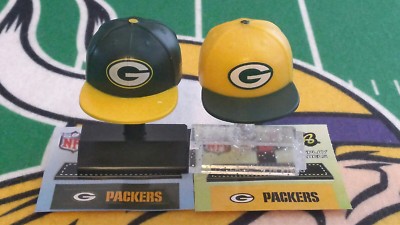 NFL Mad Lids Series 1 & 2 Green Bay Packers 2-pack (2 caps/stands ...
