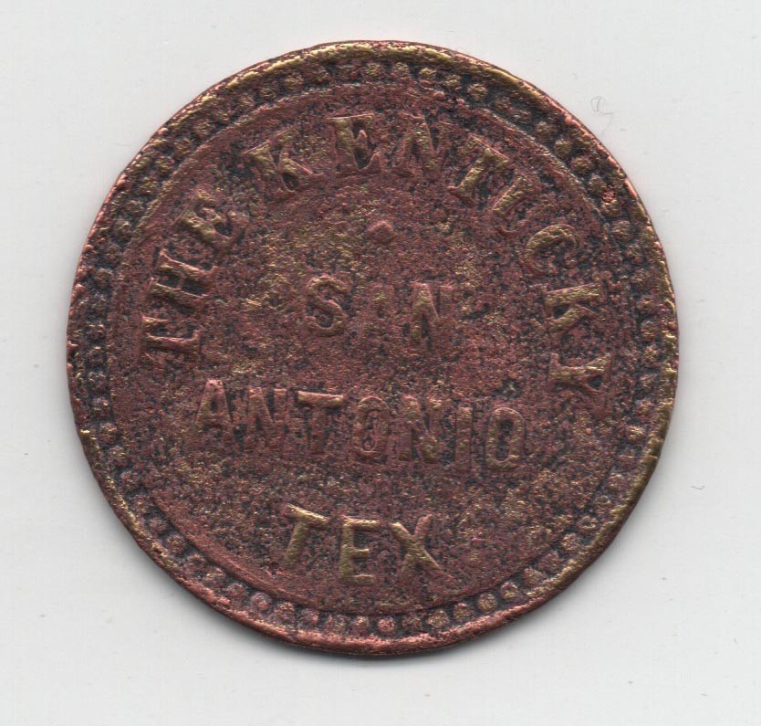 San Antonio, TX Token, The Kentucky, 2 1/2 cents, Texas | eBay