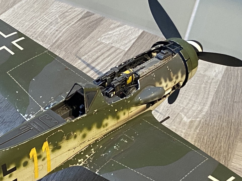 Pro Built 1/24 Scale Model WW11 Focke-Wulf FW 190 Fighter Plane “Some ...