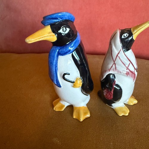 Vintage Wade Mr & Mrs Penguin Salt & Pepper cruet set *Rare* | eBay UK