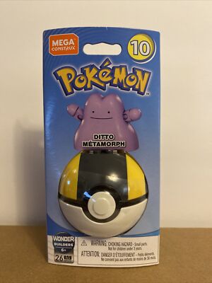 Mega Construx Pokemon DITTO ME’TAMORPH, Series 10 -GFV45, 26 Pcs. 2019 ...