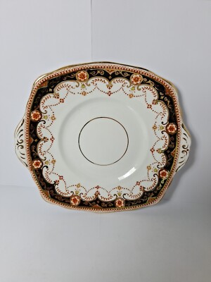 Antique 1913 Superior Bell China Cake Plate By Shore And Coggins ...