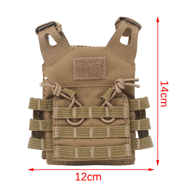 Mini Tactical Beer Bottle Vest Cover Military Miniature Molle Vest Beer ...